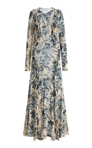 Ulla Johnson Celina Printed Midi Dress - Print