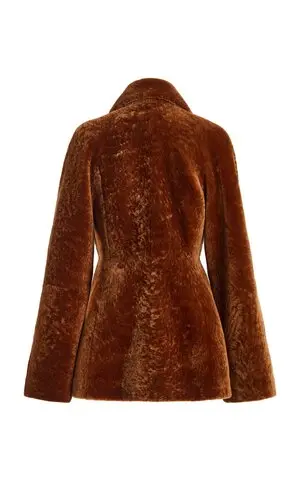 Ulla Johnson Oona Zip-up Shearling Coat - Neutral