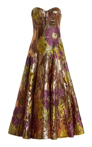 Ulla Johnson Liza Midi Dress - Metallic