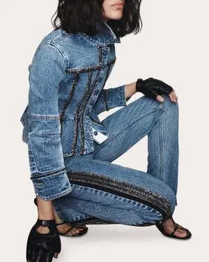Hellessy Arlo Beaded Skinny Jeans