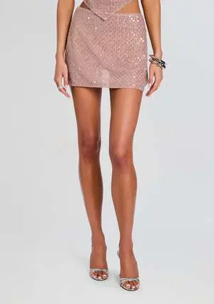 Retrofete Bethely Sequin Skirt