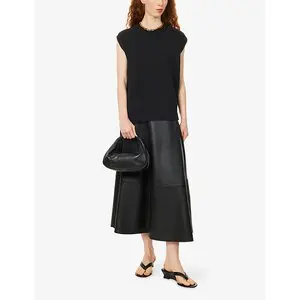 Vince Round-neck Ribbed Cotton-blend Vest