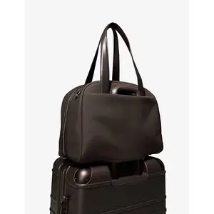 BEIS Béis The Duffle Leather-trim Bag