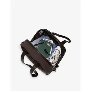 BEIS Béis The Duffle Leather-trim Bag