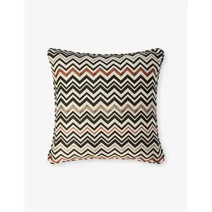 Missoni Belfast Zigzag Woven Cushion 45cm X 45cm - Black Multicolour