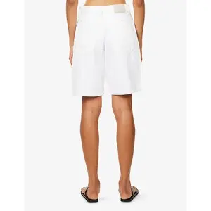 Free People Montana Long-line Denim Shorts