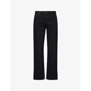 TOTEME Straight-leg Low-rise Denim Jeans - Black