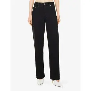 TOTEME Straight-leg Low-rise Denim Jeans - Black
