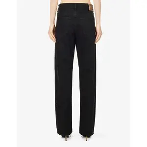 TOTEME Straight-leg Low-rise Denim Jeans - Black