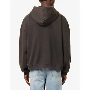 REPRESENT Zip-up Cotton Hoody With Monogram Embroidery