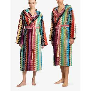 Missoni Giacomo Hooded Cotton-terry Robe - Multicolour