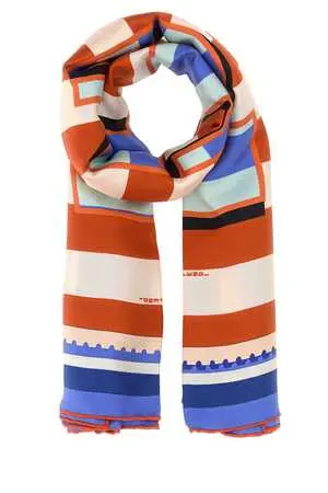 Fendi Printed Silk Foulard - Multicolor