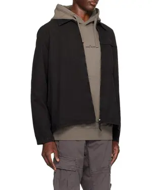 Stone Island Zip-up Long-sleeved Shirt