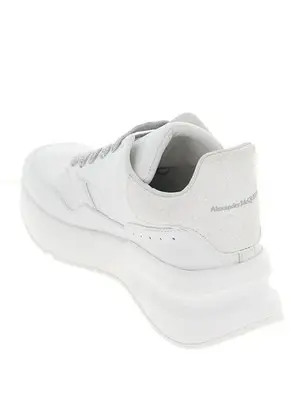 Alexander McQueen Round Toe Logo Detail Sneakers