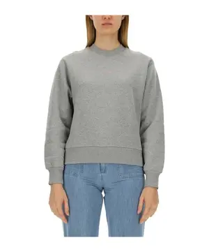 A.p.c. Logo Printed Crewneck Sweatshirt