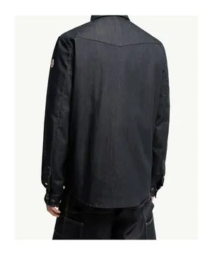Moncler Denim Long Sleeve Shirt
