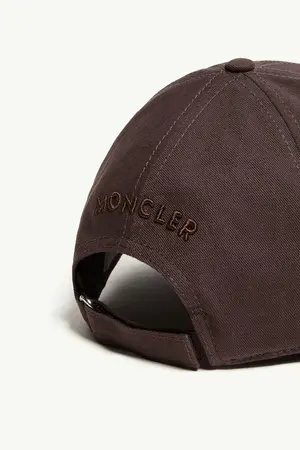 Moncler Cotton Gabardine Baseball Cap