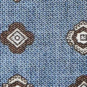 Brunello Cucinelli Silk Medallion Pocket Square