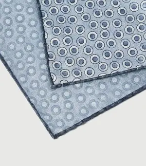Brunello Cucinelli Silk Polka-dot Pocket Square