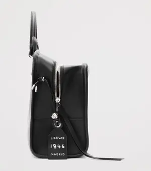 Loewe Large Leather Amazona 180 Shoulder Bag - Black
