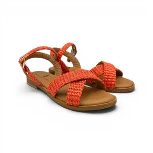 FRANCHETTI BOND Alicia Italian Raffia - Orange