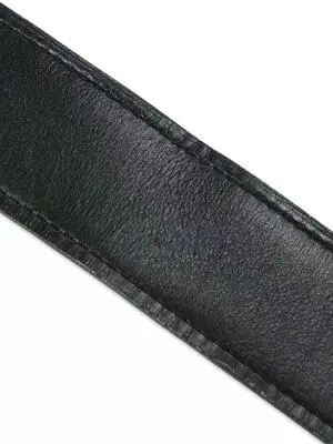 Hermès Constance Reversible Belt With Guilloché H Buckle - Black