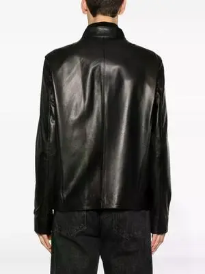 SERGIO MORETTI FIRENZE Zip-up Leather Jacket