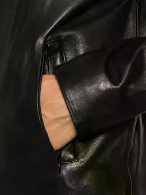 SERGIO MORETTI FIRENZE Zip-up Leather Jacket