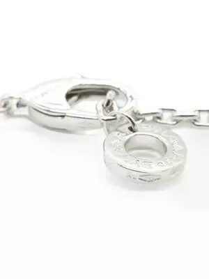 BVLGARI 18k White Gold Diamond Serpenti Viper Necklace - Silver