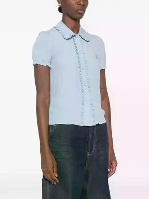 N°21 Ruffled Trim Blouse