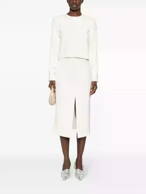 Theory Slit Detail Straight Skirt