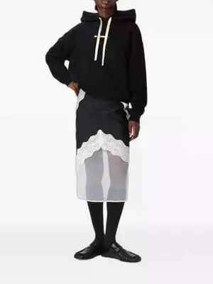 JIL SANDER Logo Print Hoodie