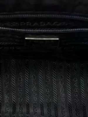 Prada Tessuto Metal Handle Bag