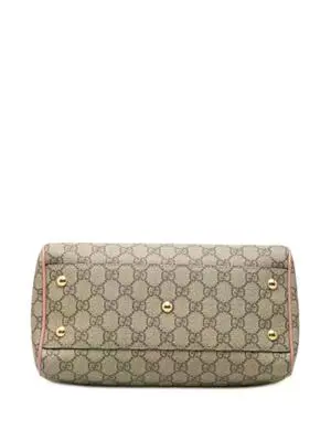 Gucci Small Gg Supreme Boston Bag Satchel