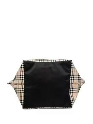 Burberry House Check Canvas Tote Bag