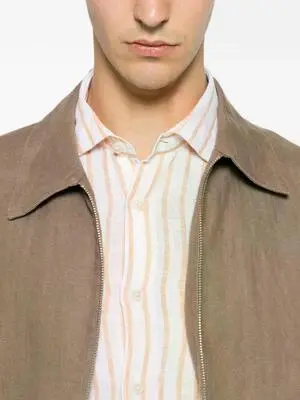 VELA SHOP Striped Long-sleeve Shirt