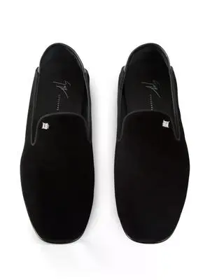 GIUSEPPE ZANOTTI Linus Velvet Loafers