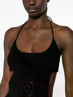 Frankies Bikinis Gabriella Crochet Mini Dress