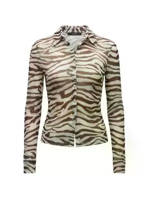 TOCCIN Lennon Zebra Print Shirt