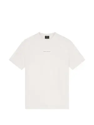 Armani Exchange Logo-patch Crew-neck Cotton T-shirt