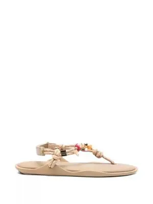 Flowze Beaded-rope Sandals
