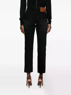 Victoria Beckham Logo Patch Jeans