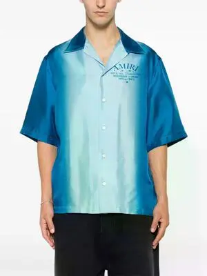 Amiri Buttoned Logo-print Shirt