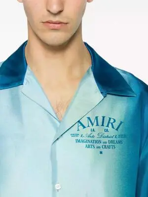 Amiri Buttoned Logo-print Shirt
