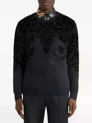 Etro Wool-blend Chenille Jacquard Sweater