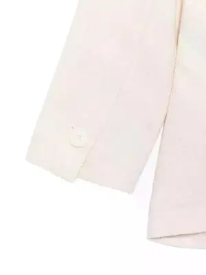 Momoni Mindy Herringbone-weave Notched-lapel Blazer