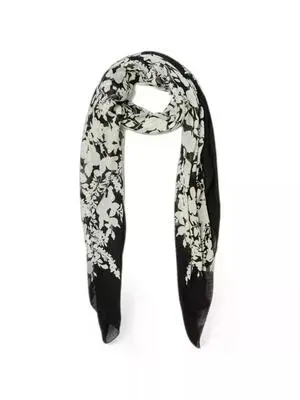 Agnona Floral-print Scarf