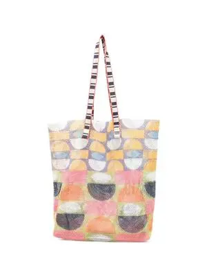 ÉPICE Kanpur Geometric Print Tote Bag