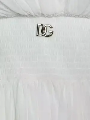 Dolce & Gabbana V-neck Sleeveless Midi Dress