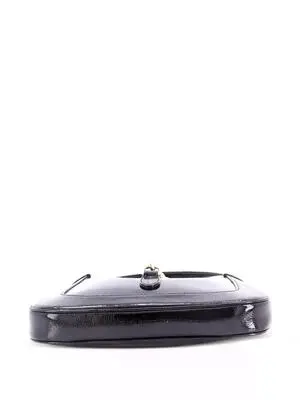 Gucci Jackie 1961 Patent Small Hobo Bag - Black
